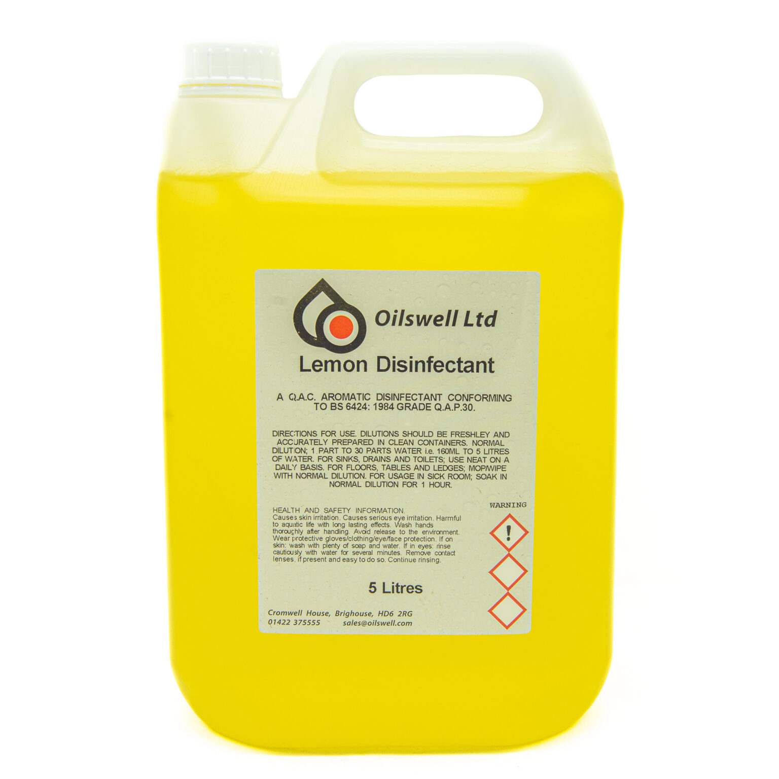 Lemon Disinfectant - Oilswell Ltd